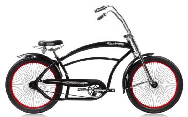 Micargi Royal 24" Fat Tire Chopper Stretch Beach Cruiser Bike