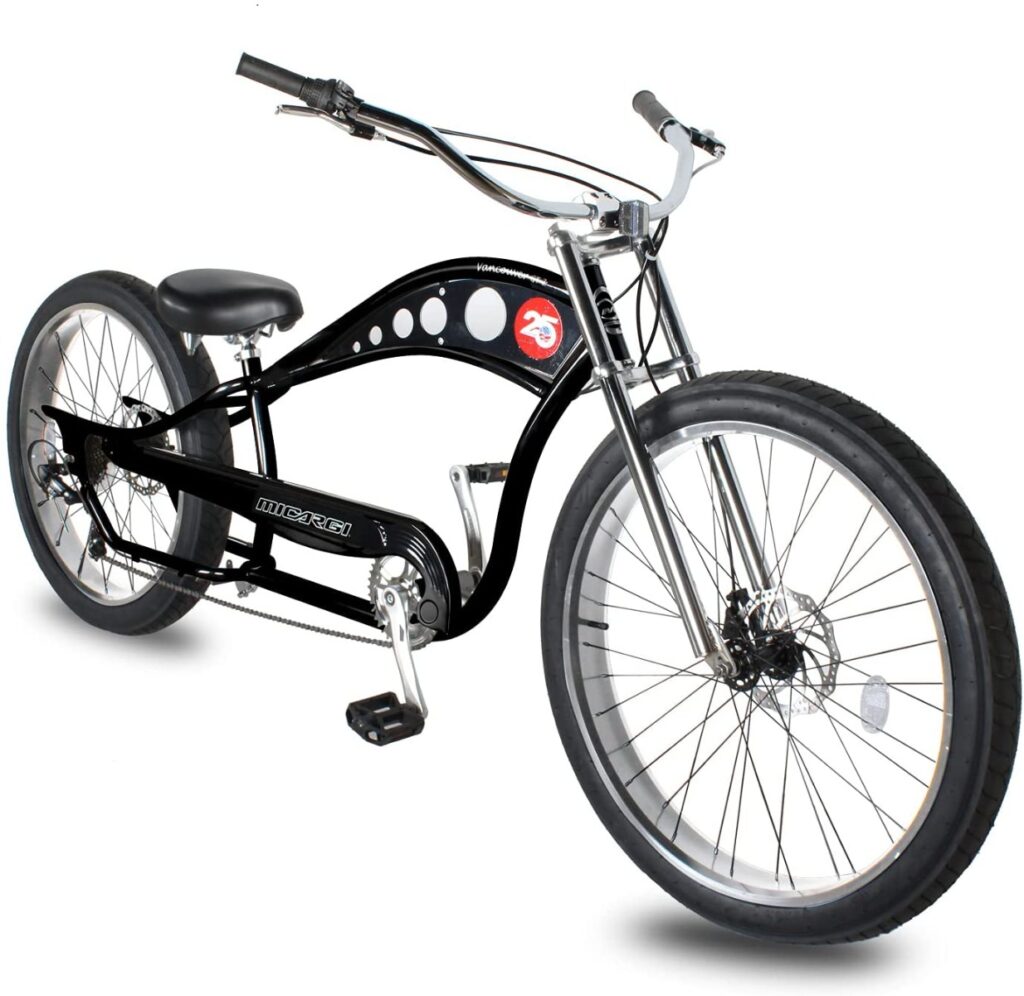 Micargi Mustang GTS Stretch Cruiser Bicycle - 26"